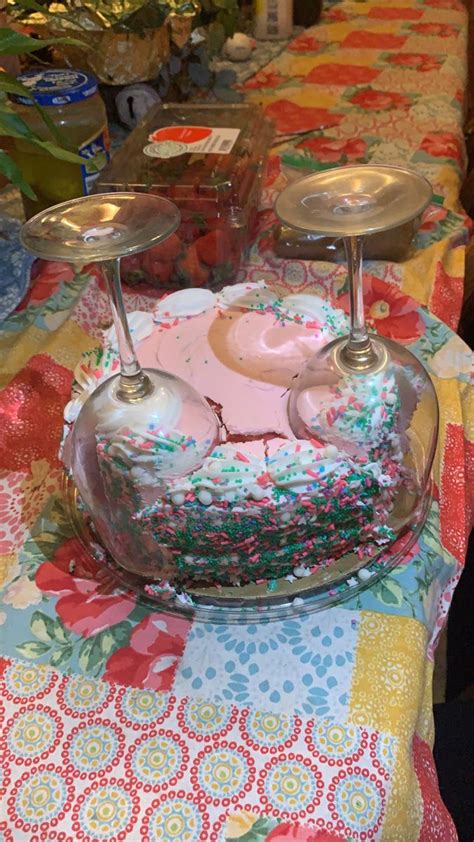 Cake In Wine Glasses Cake In Wine Glasses