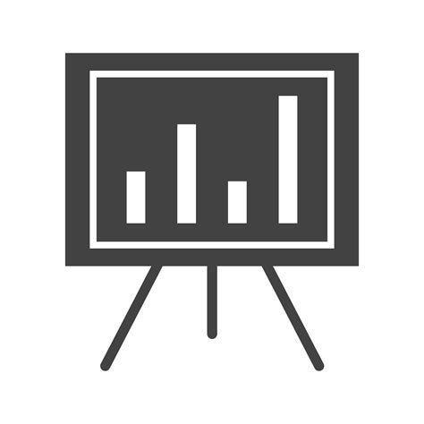 Report Graph Glyph Black Icon Vector Art At Vecteezy