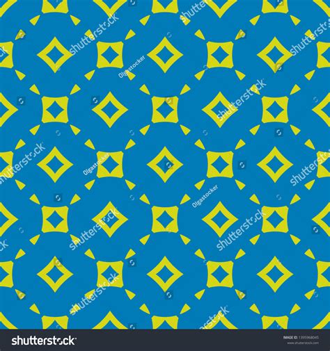 Colorful Geometric Seamless Pattern Simple Vector Stock Vector Royalty Free 1395968045