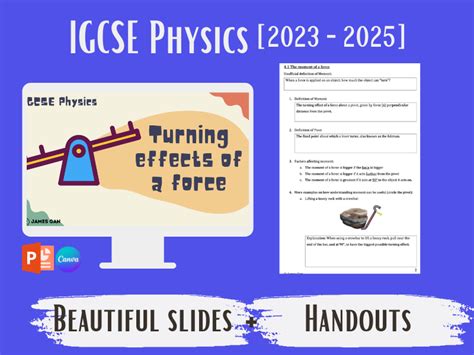 [384 Slides] Chapter 1 8 Igcse Physics General Physics Bundle [2023