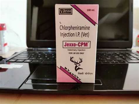 Jexxo Cpm Chlorpheniramine Injection Packaging Type Glass Bottle Packaging Size 100ml At
