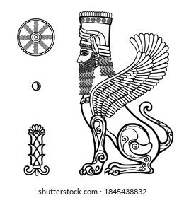 Animation Drawing Sphinx Woman Lion Body Stock Vector Royalty Free 1845438898 Shutterstock