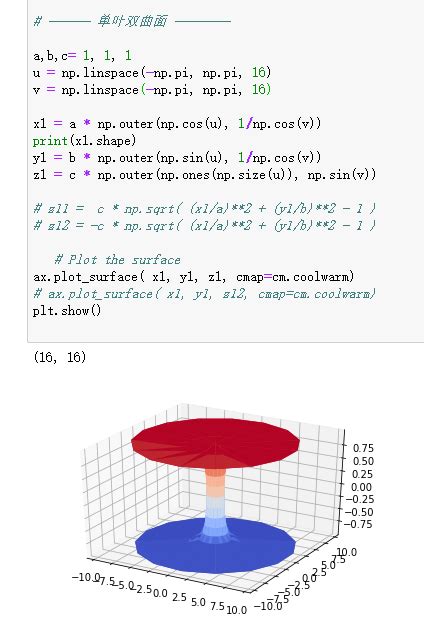 用 python 比较 椭球体单叶双曲面双叶双曲面 Mira 博客园