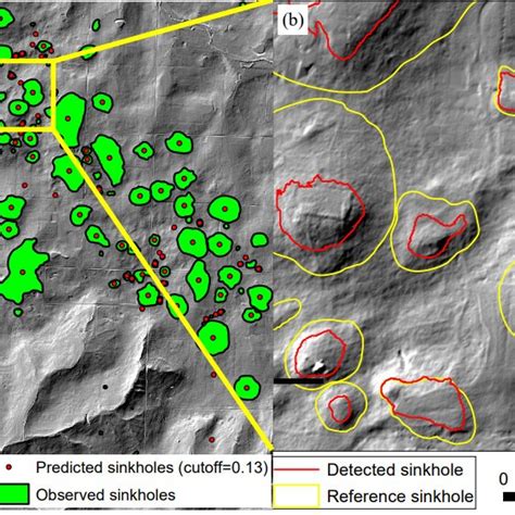 Sinkhole Detection Results Obtained By The Method Of Kim Et Al 195 Download Scientific