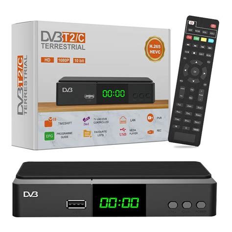 H 265 Tv Receiver Set Top Box Free To Air Hevc Decoder Digital Territorial Decoder Dvb T2