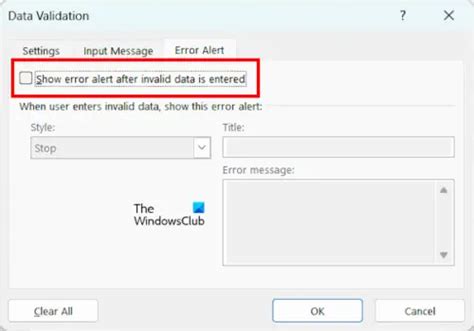 this value doesn t match the data validation restrictions defined for