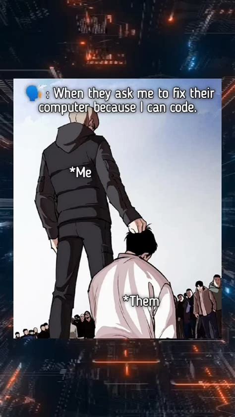 Programmer 🧑‍💻 Never Ask A Coder To Fix Your Computer 😂 Tag Your Friends Follow