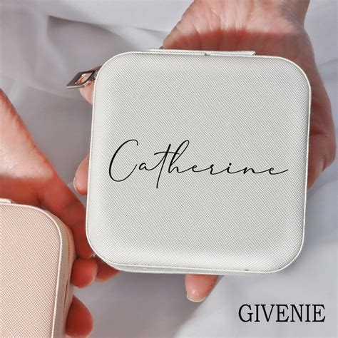 custom name box personalized travel box jewelry box jewellery box