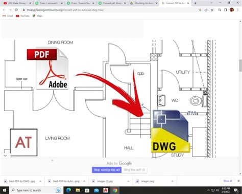 Convert Pdf To Autocad And Redraw Floor Plan Hand Sketch By Sonozaid Fiverr