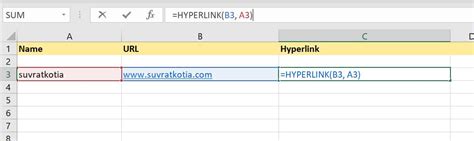 Microsoft Excel Macros Extract Url From Hyperlink Text Suvrat Kotia