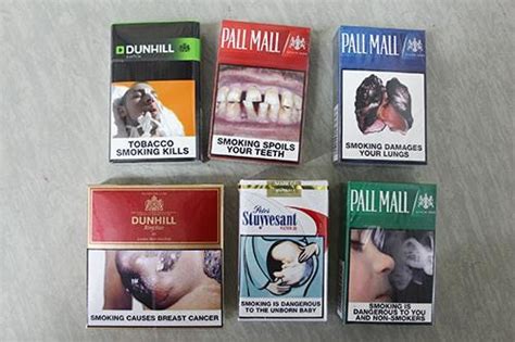 Smoking Kills Cigarette Packets