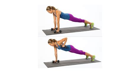 Combo Plank Rows How To Strengthen Your Arms Popsugar Fitness Photo 6