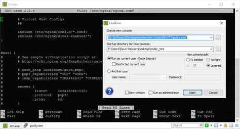Ssh How Do I Stop Unix Console Output On Windows From Being Garbled