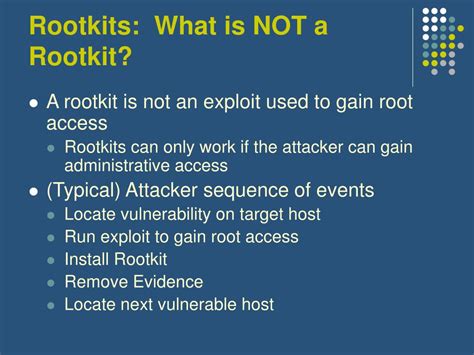 Ppt Rootkits Powerpoint Presentation Free Download Id4200027