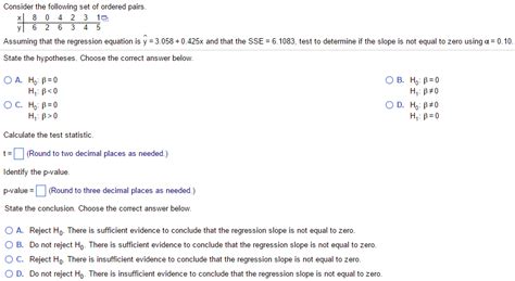 Solved Consider The Following Set Of Ordered Pairs Chegg Com