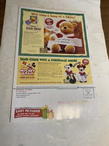 Disney Store Catalog 2000 4742797381