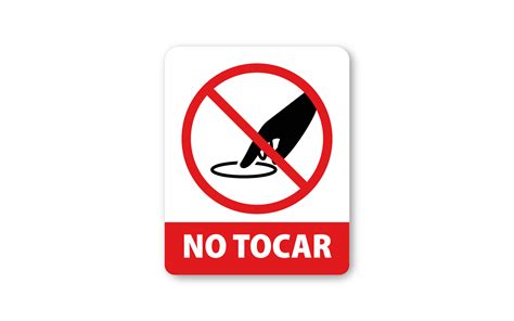 Etiquetas De Polipropileno No Tocar La Comida Para Seguridad En Cocina
