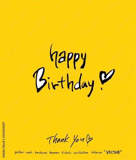 인사말 손으로 쓴 글씨체 Stock Vector Adobe Stock