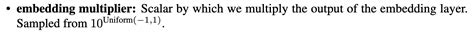 Embedding Multiplier For Transformer Clarification · Issue 45 · Microsoftmup · Github