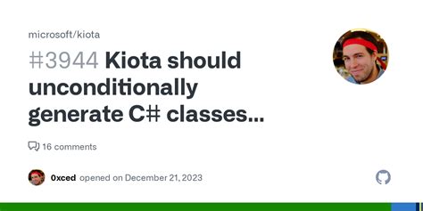 Kiota Should Unconditionally Generate C Classes With Nullable Reference Types · Issue 3944