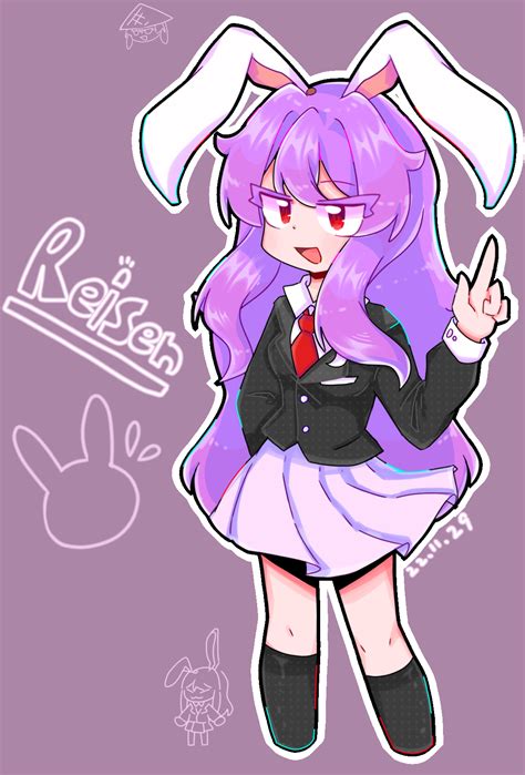 Reisen Udongein Inaba Touhou Drawn By Priswocaer Danbooru