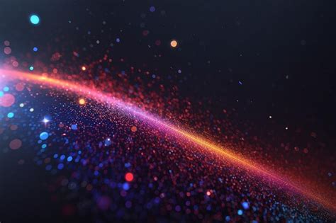 Premium Photo Abstract Technology Particle Background