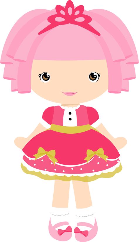Clipart Girl And Doll