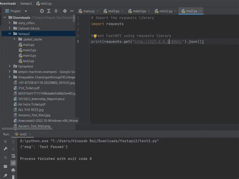 Testing FastAPI Application GeeksforGeeks
