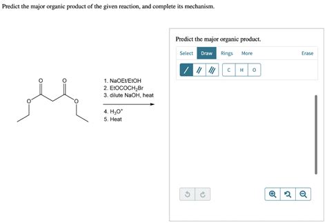 [solved] Predict The Major Organic Product Of The Given R