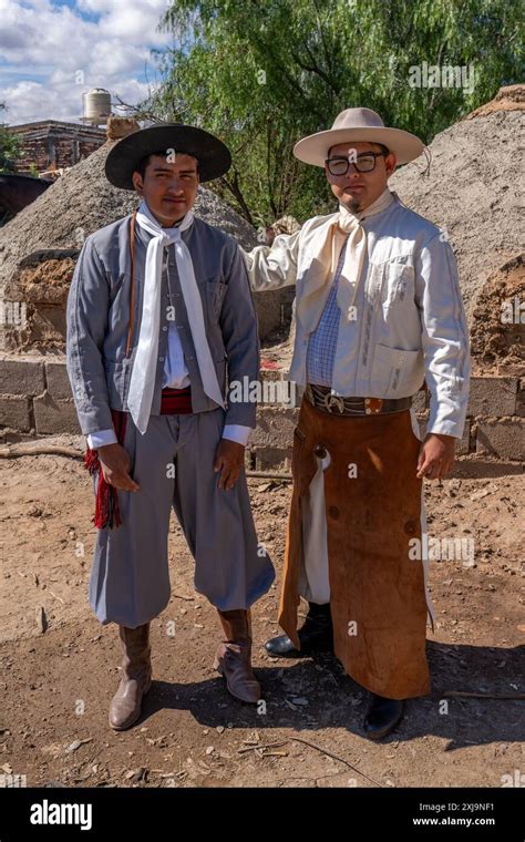 Two Young Gauchos In Their Traditional Outfits Including The Bombacha
