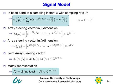 Joint Doa And Offset Frequency Estimator Ppt