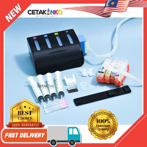 4 Color Ciss Tank Continuous Ink Supply System 564 For Hp C309a C310a