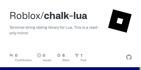 Github Robloxchalk Lua Terminal String Styling Library For Lua