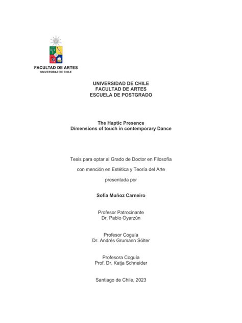 The Haptic Presence Pdf Experience Jacques Derrida