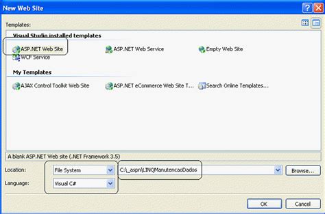 ASP NET Usando LINQ para manutenção de dados