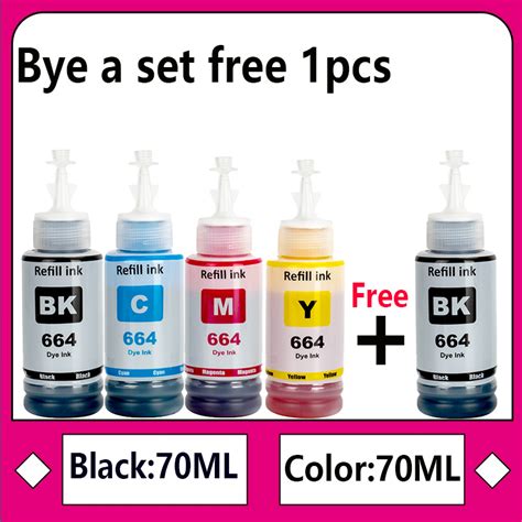 Compatible Epson 664 T664 Ink Epson 664 Ink Series For Printer L100