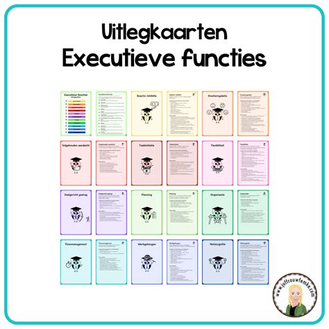 Uitlegkaarten Executieve Functies Juffrouw Femke