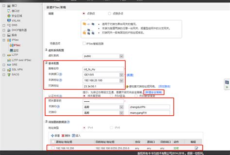 华为防火墙综合案例（ipsec、ssl、nat、acl、安全防护） 华为防火墙ipsec配置实例web csdn博客