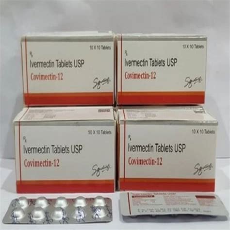Covimectin 12 Ivermectin 12mg Tablets At ₹ 80strip Of 10 Tablets In