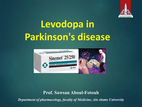 Levodopa In Parkinsons Disease Pdf