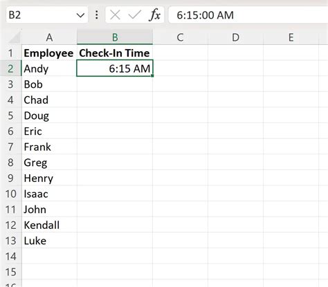 Como Inserir A Hora No Excel Com Exemplos Estatologia