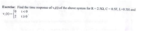 solved t r example consider the following rc circuit 1