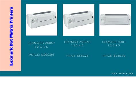 Ppt Lexmark Dot Matrix Printers Powerpoint Presentation Free Download Id 7939919