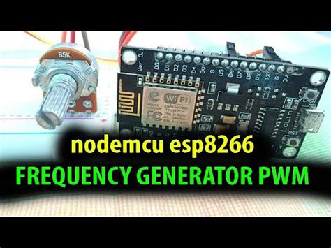 Nodemcu ESP8266 Frequency Generator PWM ARDUINO YouTube