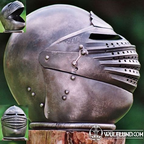 Armet Helmet With Patina Medieval Helmets Helmets Armour Helmets