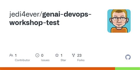 github jedi4ever genai devops workshop test