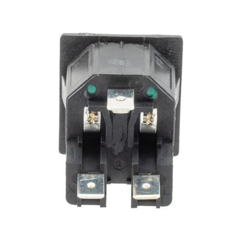 Twin Fused Iec Inlet Snap Fit Panel Mount C14 Connector 6 3 Mm Tab Termination 5mm X 20mm