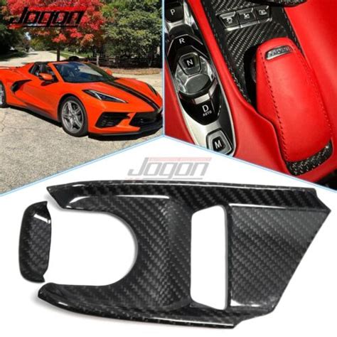 Carbon Mode Selector Console Base Cover Trim For Corvette C8