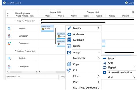 Scheduling Software Features Visual Planning