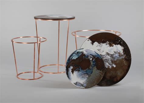 Swirling Patterns Top Tables By Elisa Strozyk